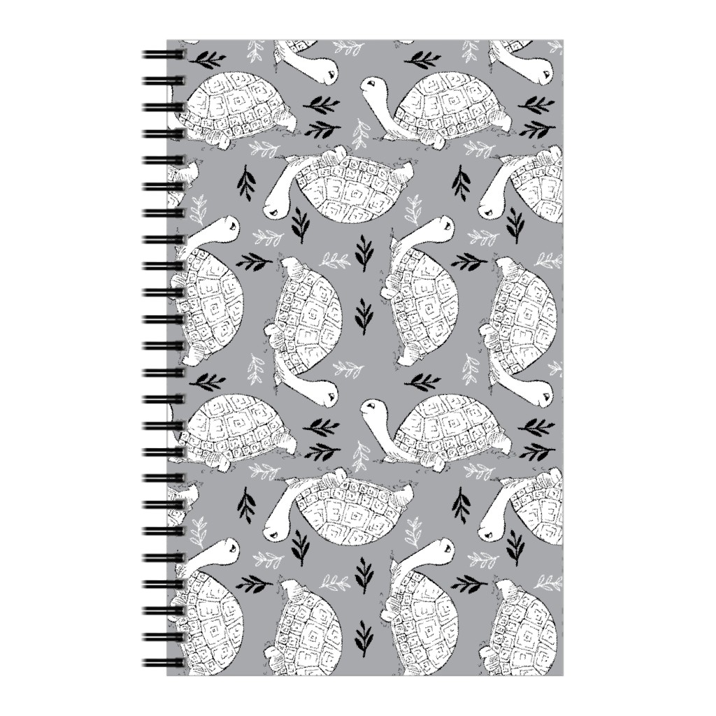 Tortoise Black and White Notebook | Shutterfly