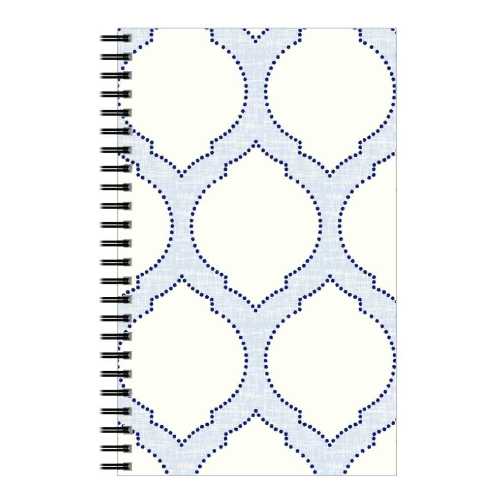 Moroccan Trellis - Light Blue Notebook | Shutterfly