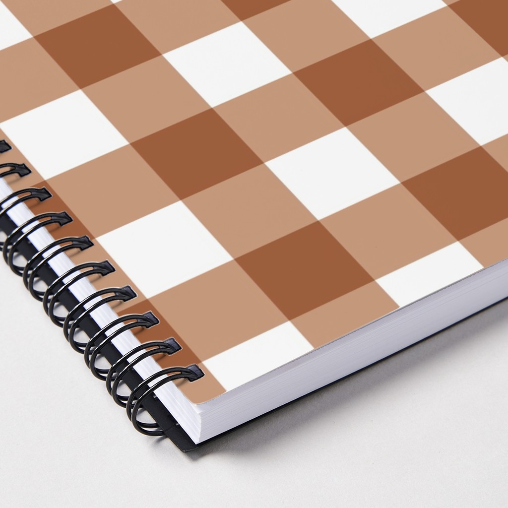Gingham Plaid Check Notebook | Shutterfly