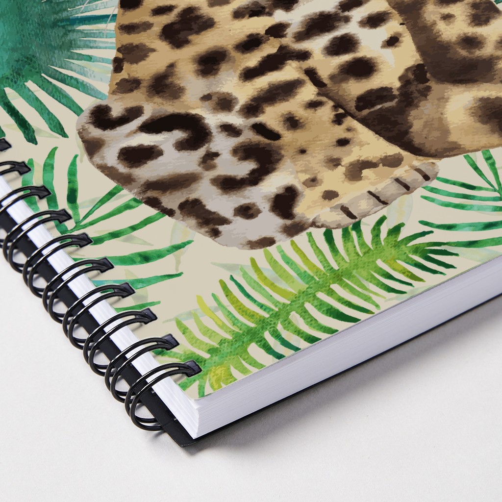 Baby Leopard Portrait Notebook | Shutterfly
