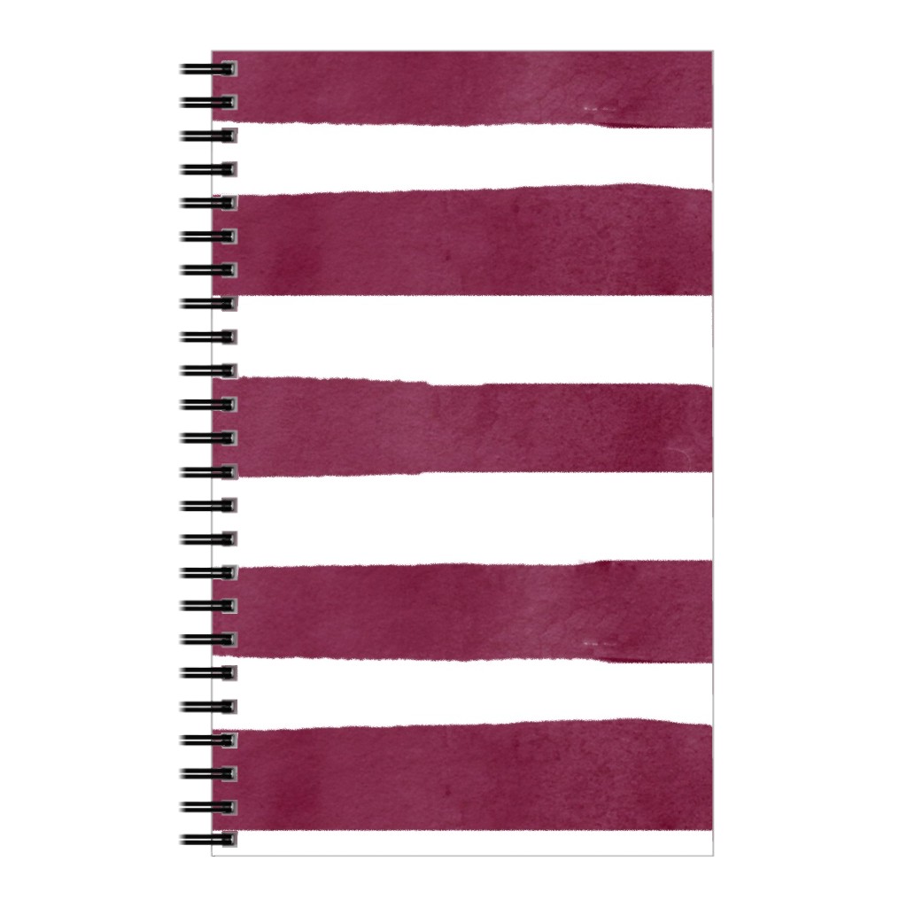 Stripe - Maroon Notebook | Shutterfly
