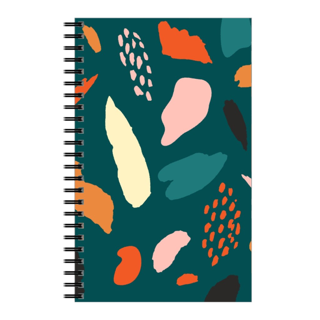 Splashes Pattern - Green Notebook | Shutterfly