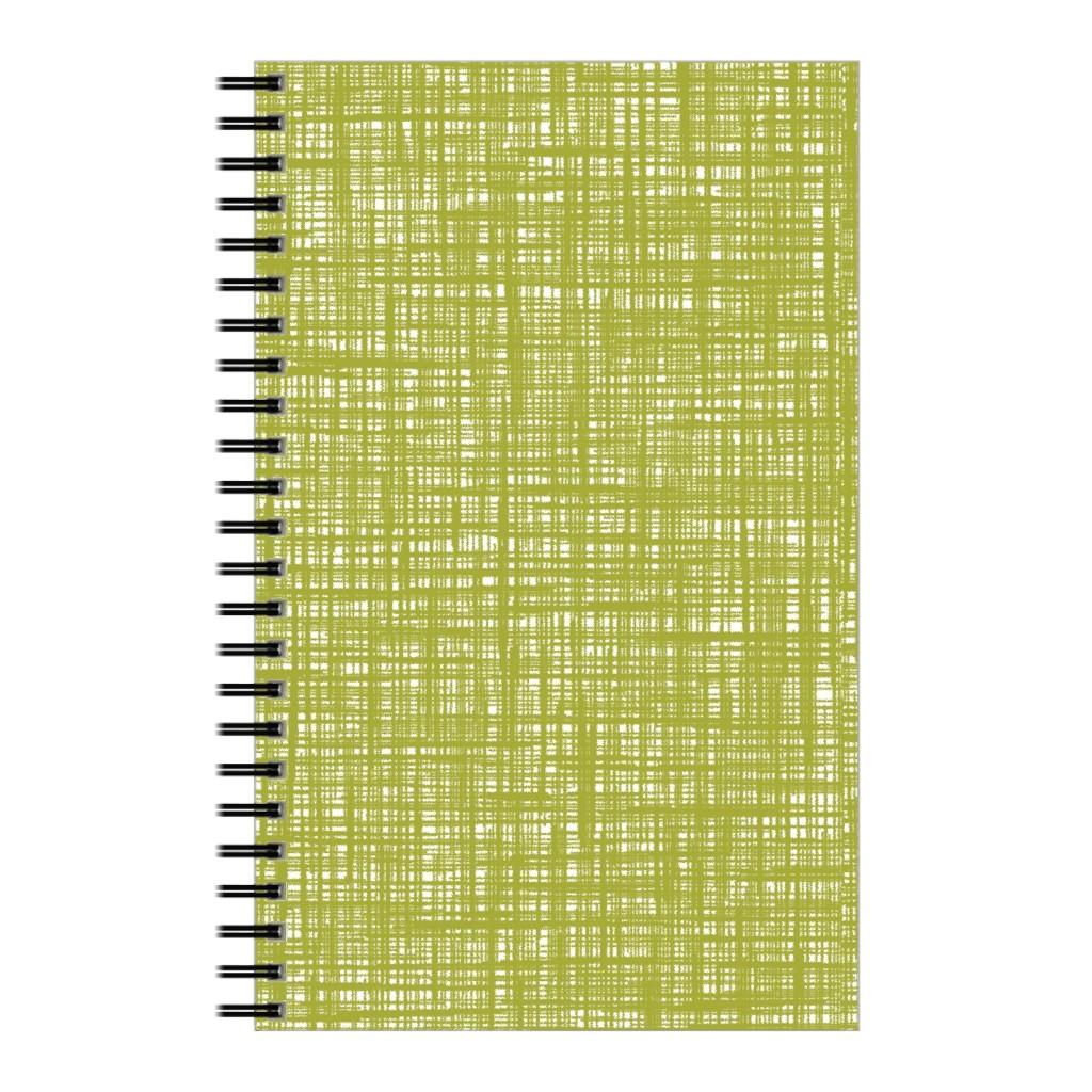 Linen Hatch Texture - Green Notebook | Shutterfly