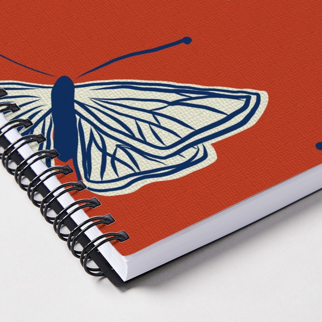Moths - Rust Notebook | Shutterfly