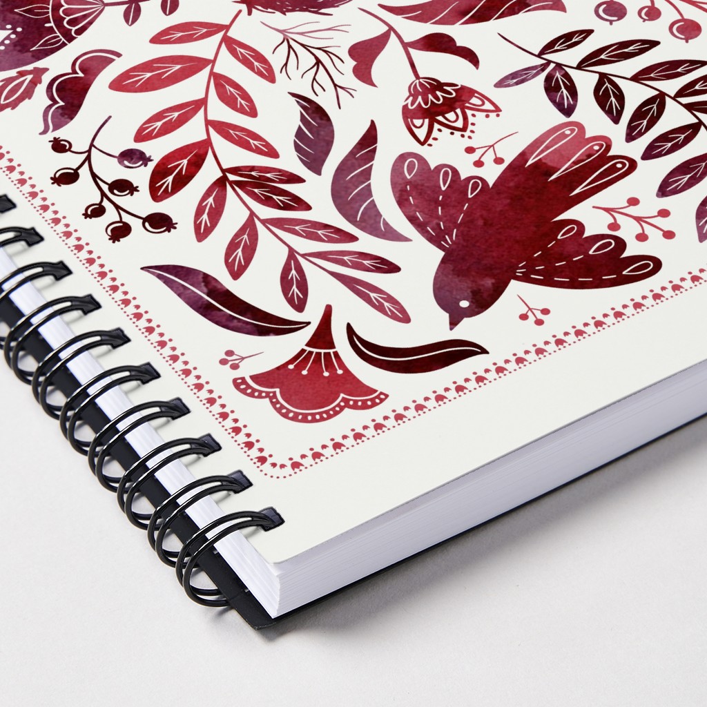 Folksy Birds Notebook | Shutterfly