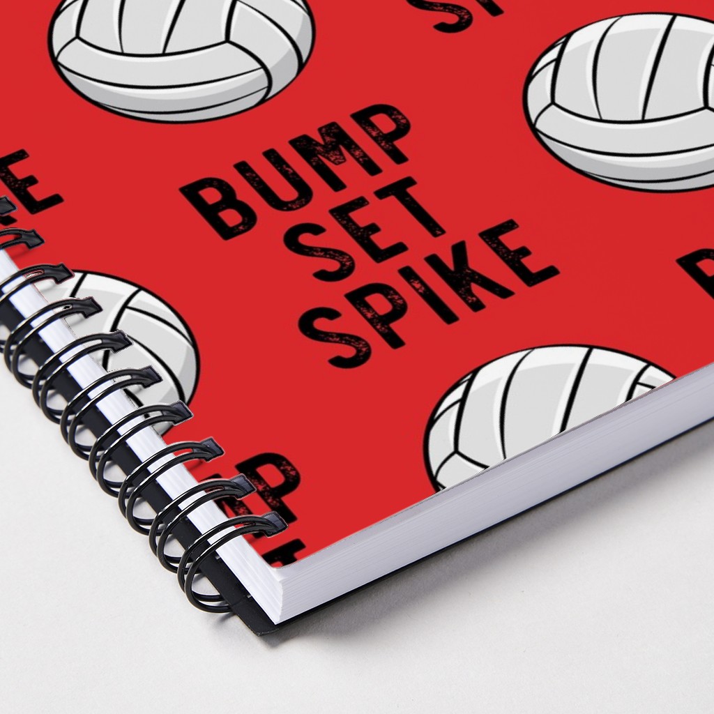 Bump Set Spike Volleyball Notebook | Shutterfly