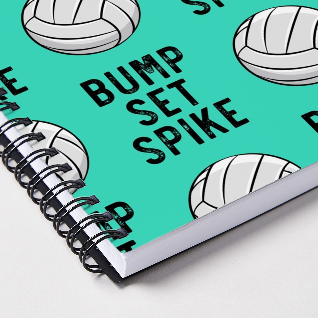 Bump Set Spike Volleyball Notebook | Shutterfly