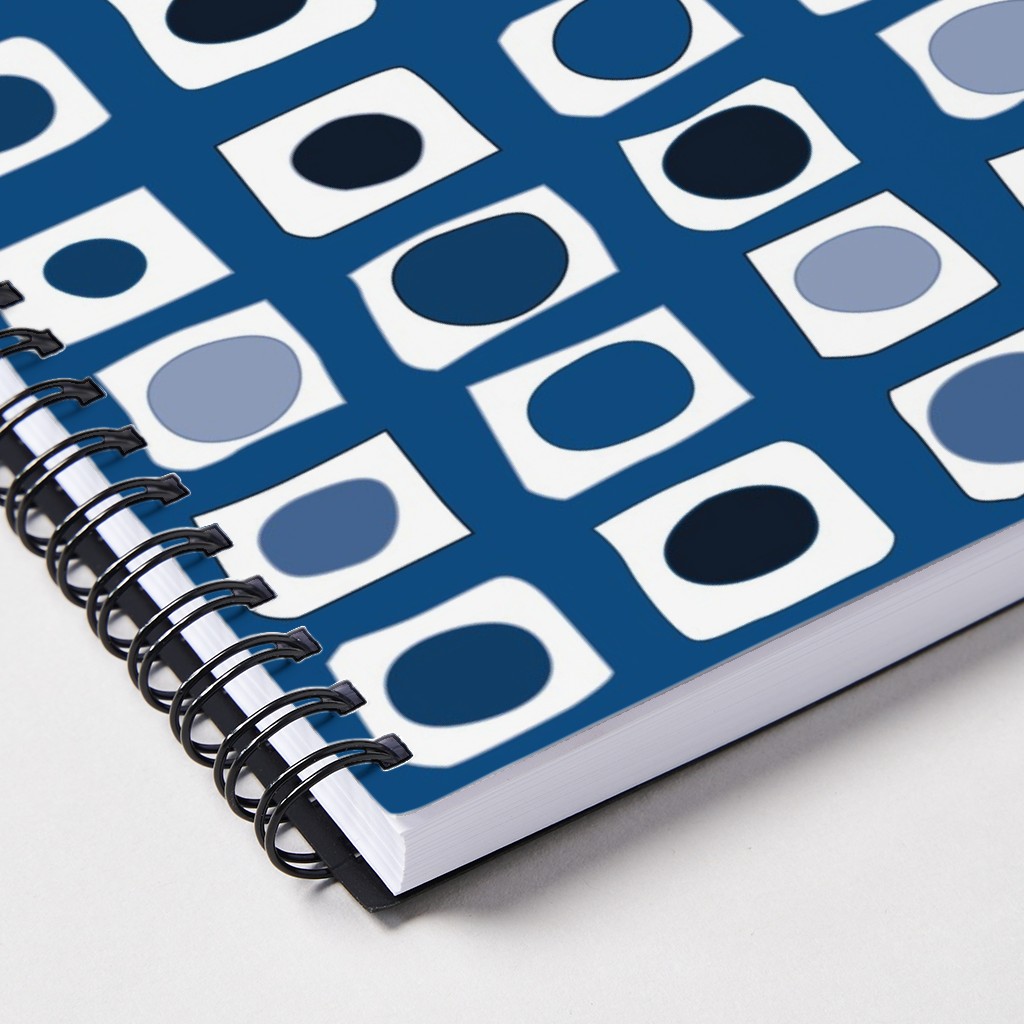 Little White Rectangles - Classic Blue Notebook | Shutterfly