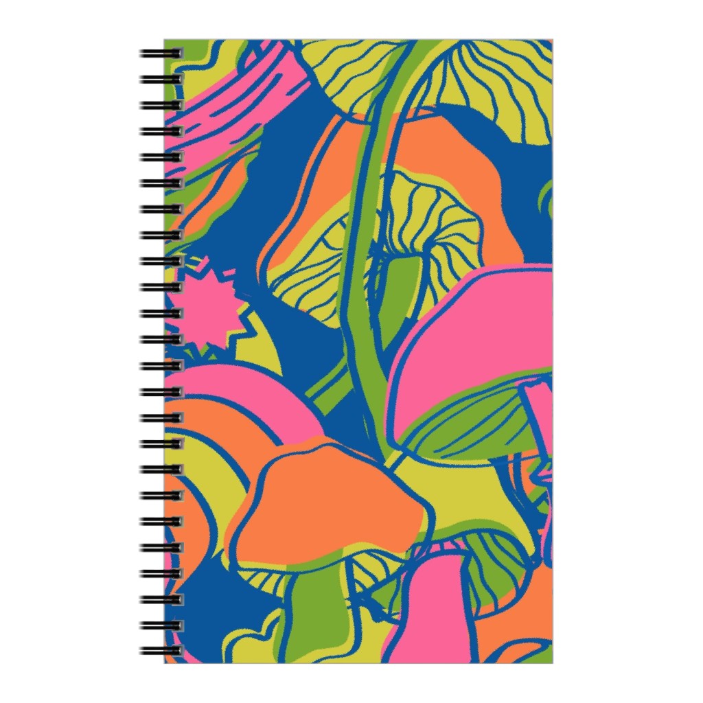 Psychedelic Daydream - Neon and Blue Notebook | Shutterfly