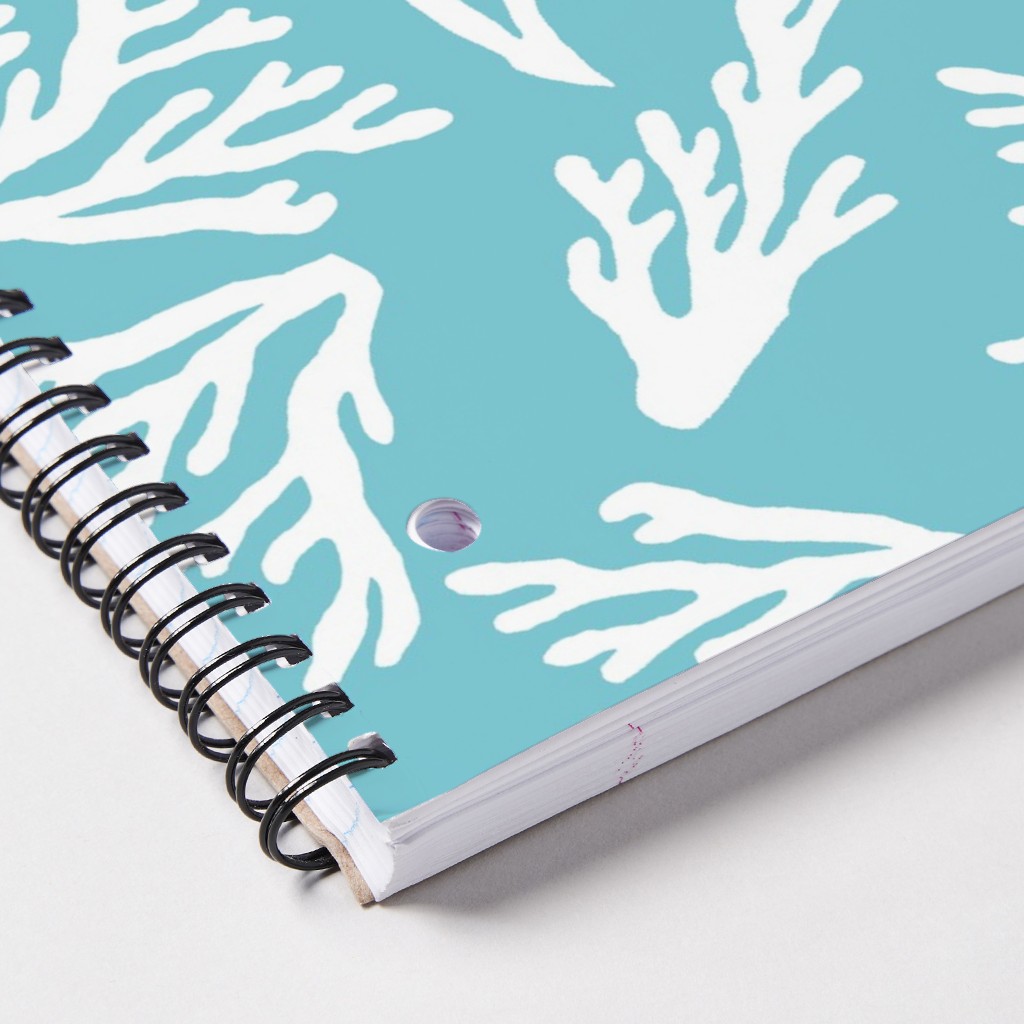 Coral - Turquoise Notebook | Shutterfly