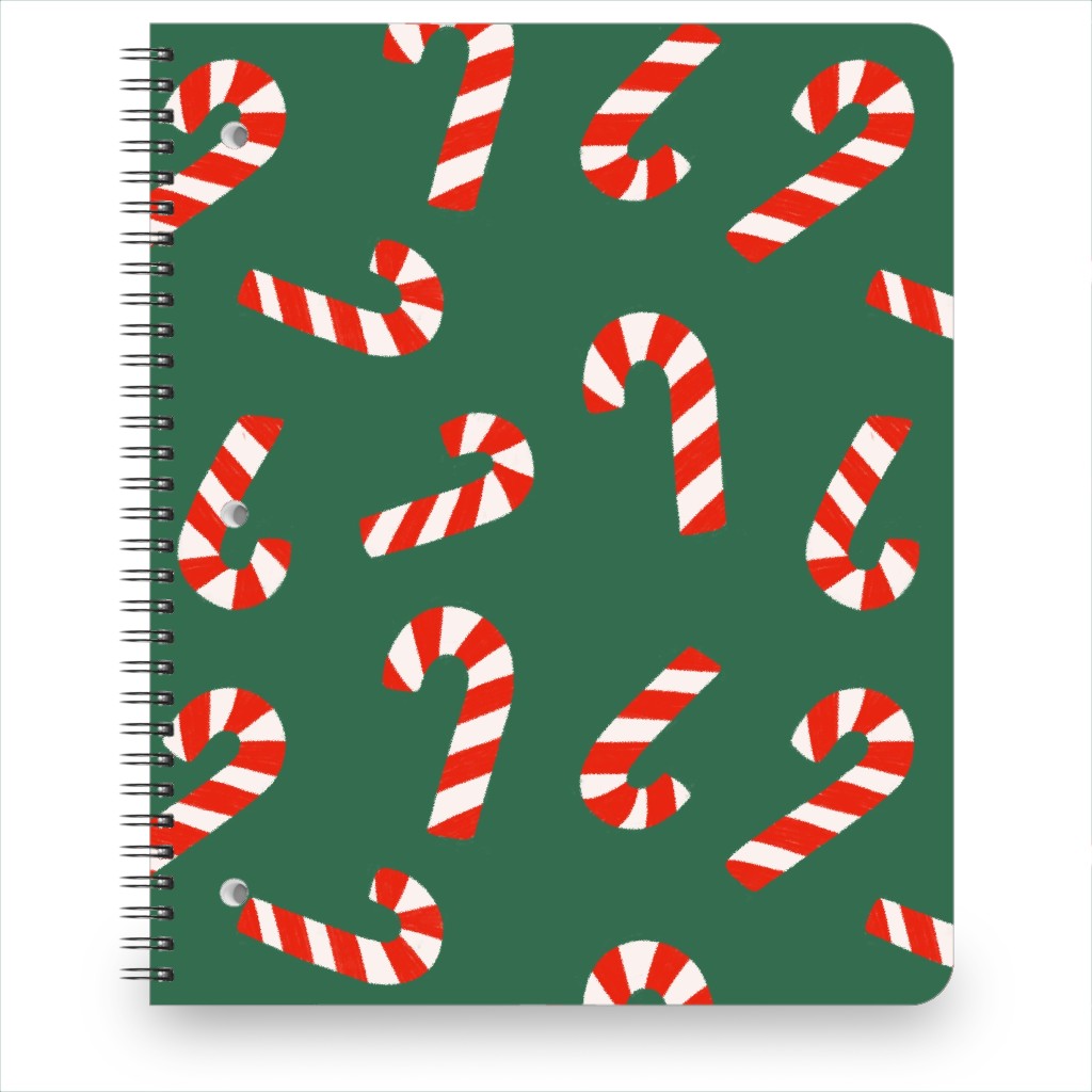 Candy Cane Pattern Notebook | Shutterfly