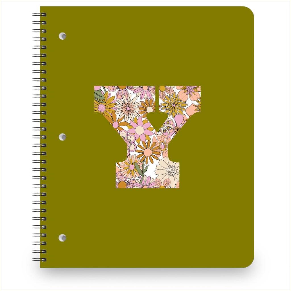 Chelsea Initial Y Notebook | Shutterfly