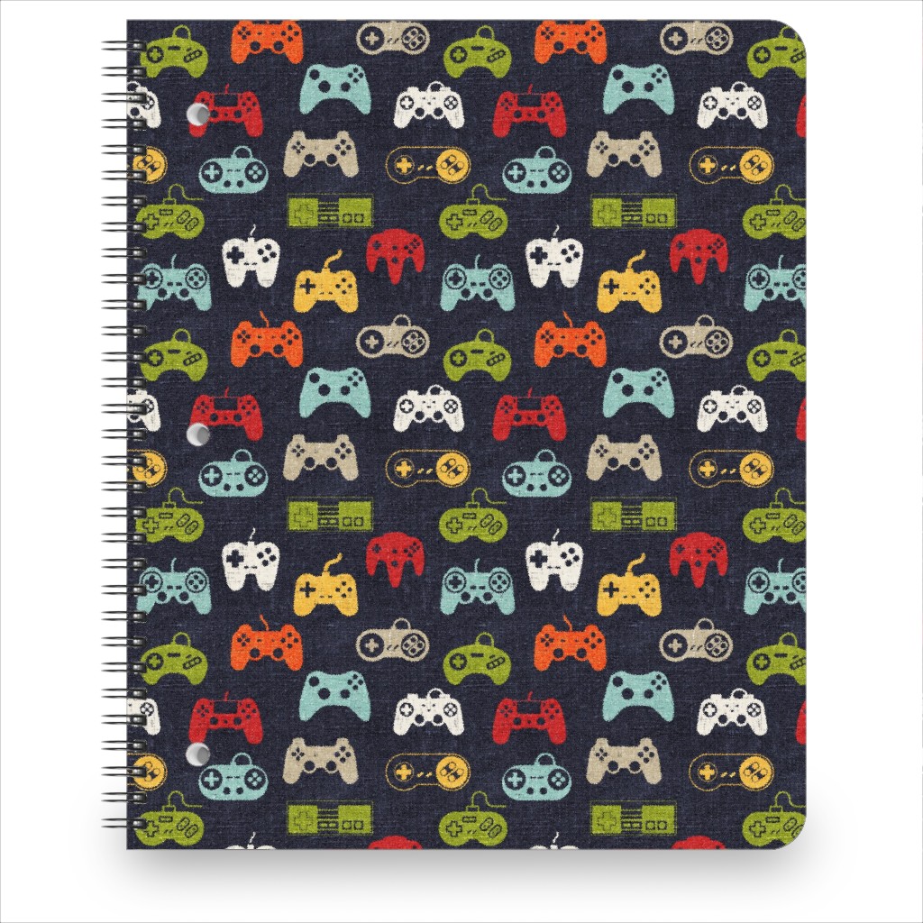 Game Controllers - Navy Multi Notebook | Shutterfly