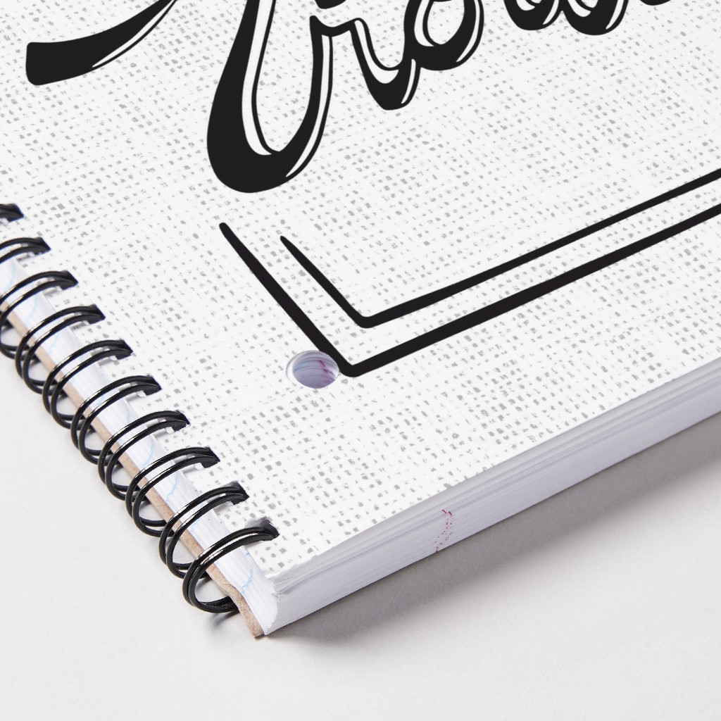 Make Some Good Trouble - Black & White Notebook | Shutterfly