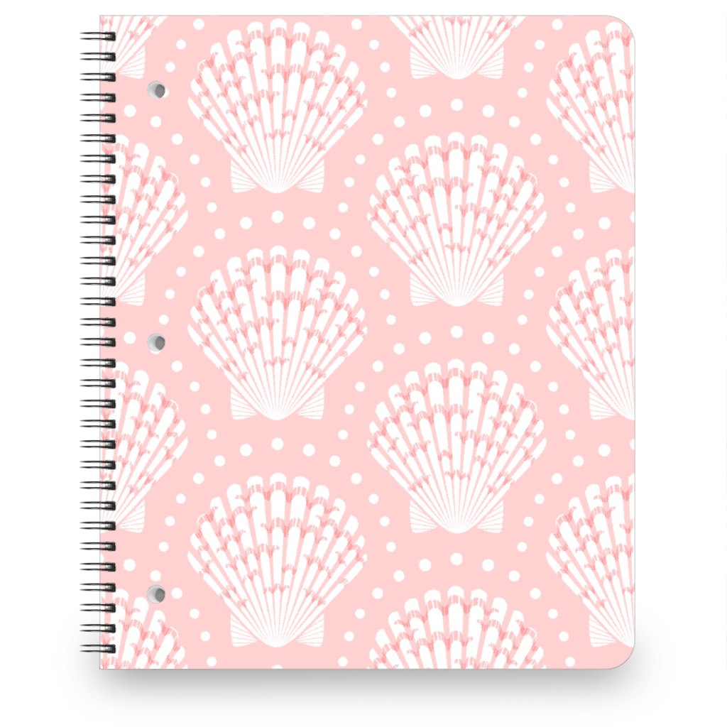 Pretty Scallop Shells - Pink Notebook | Shutterfly