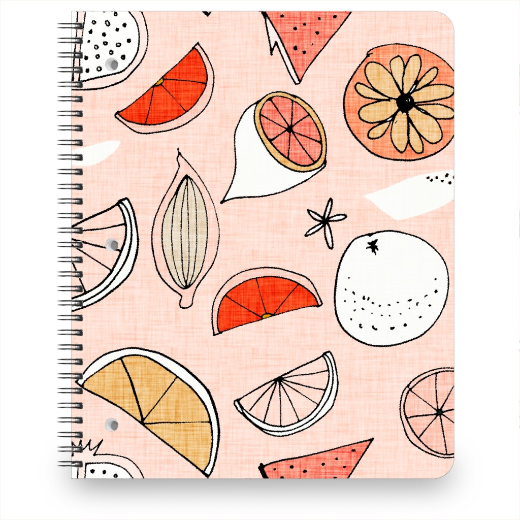 Pop Mod Fruits - Pink Notebook | Shutterfly