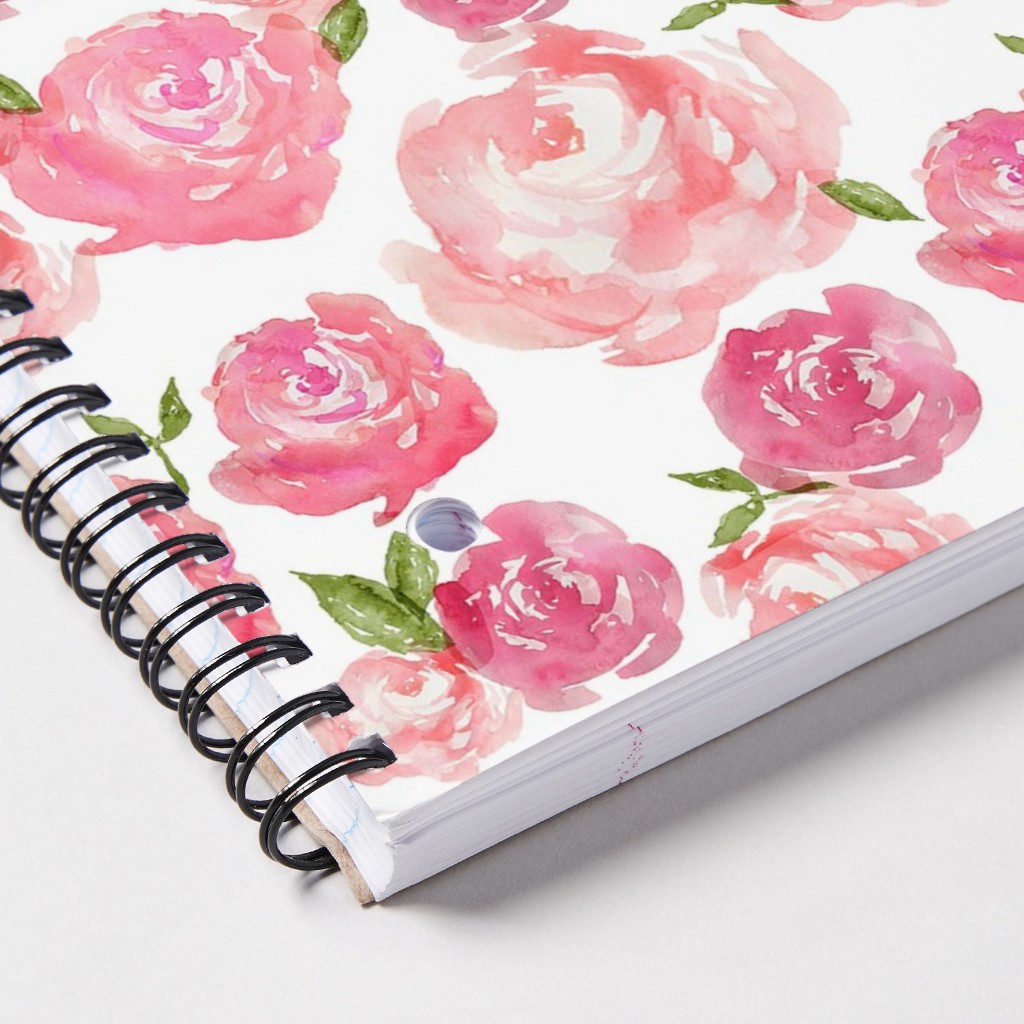 Watercolor Floral - Pink Notebook | Shutterfly