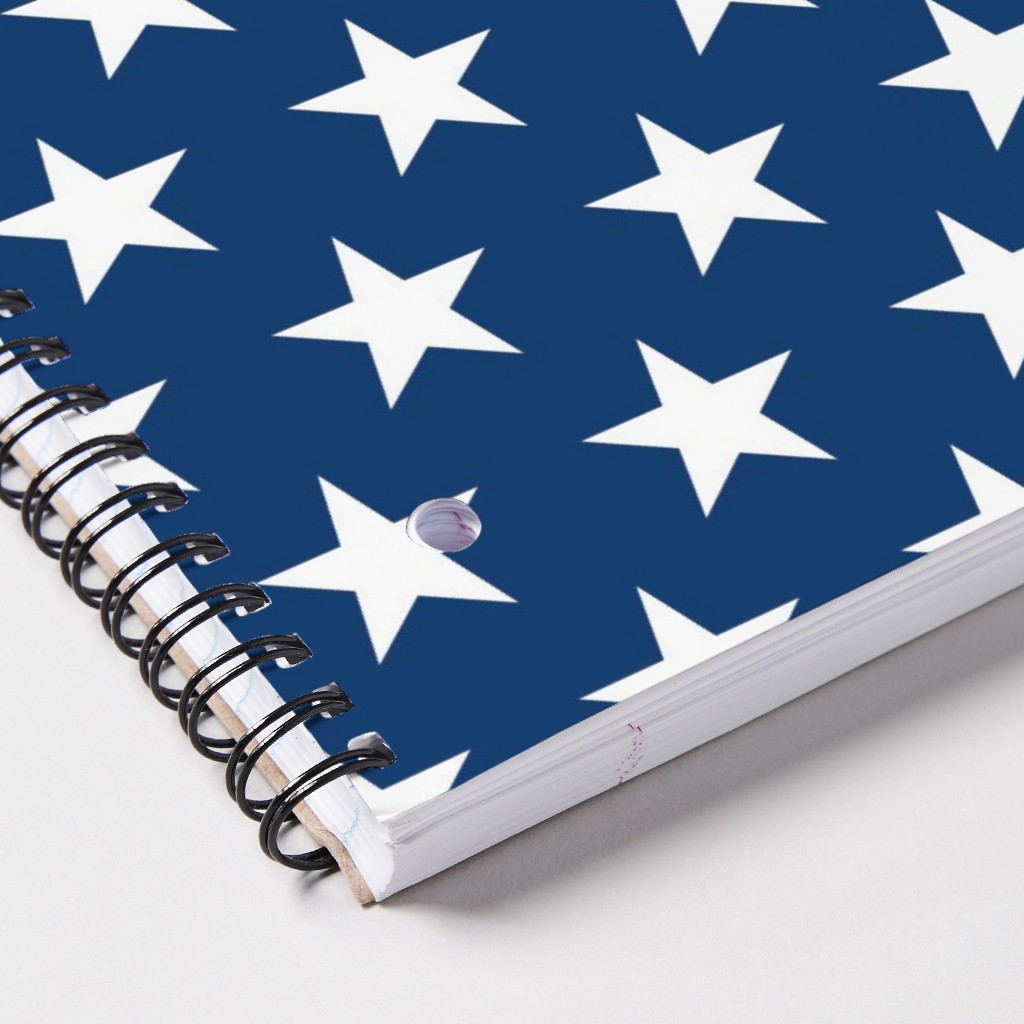 Stars on Blue Notebook | Shutterfly