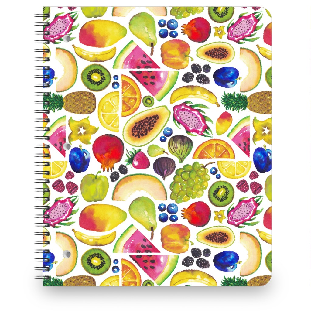 Beautiful Watercolor Fruits of Summer Notebook | Shutterfly