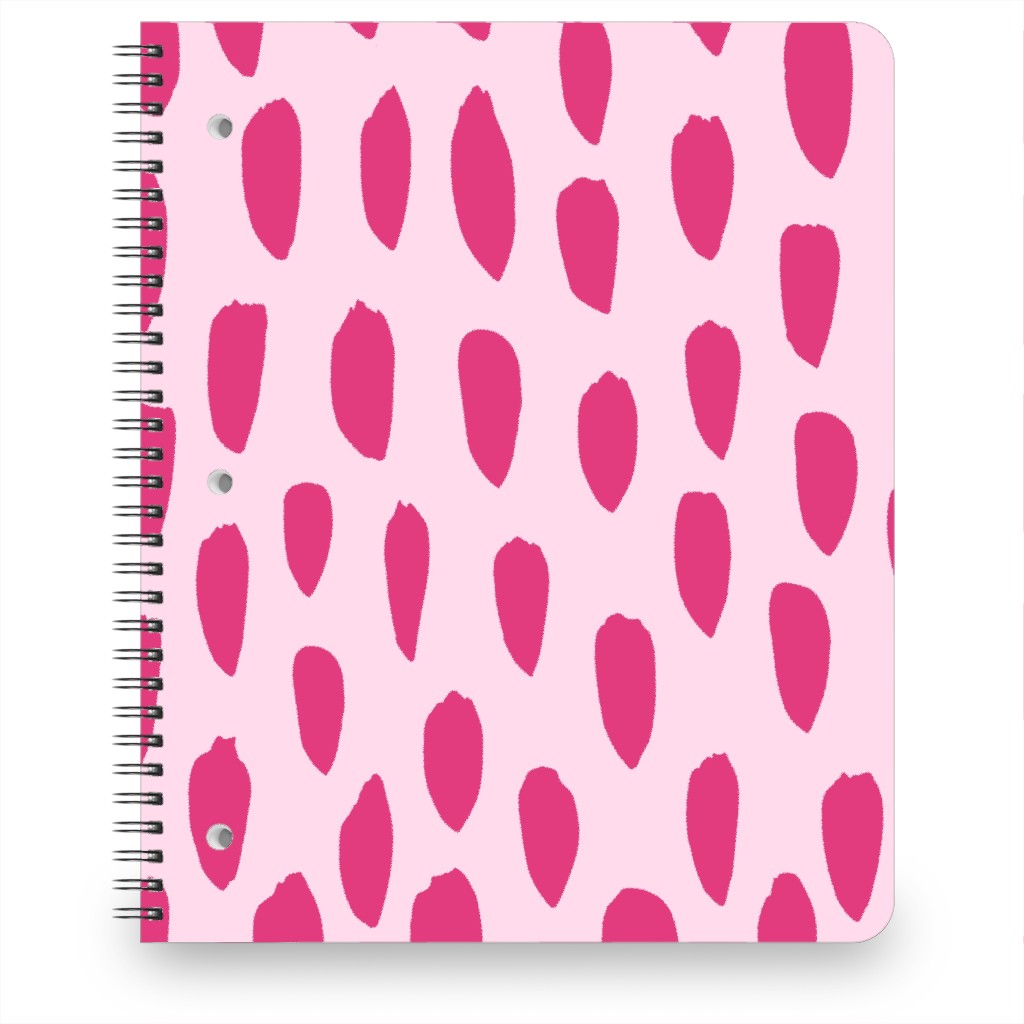 Brushstrokes - Fuchsia and Light Pink Notebook | Shutterfly