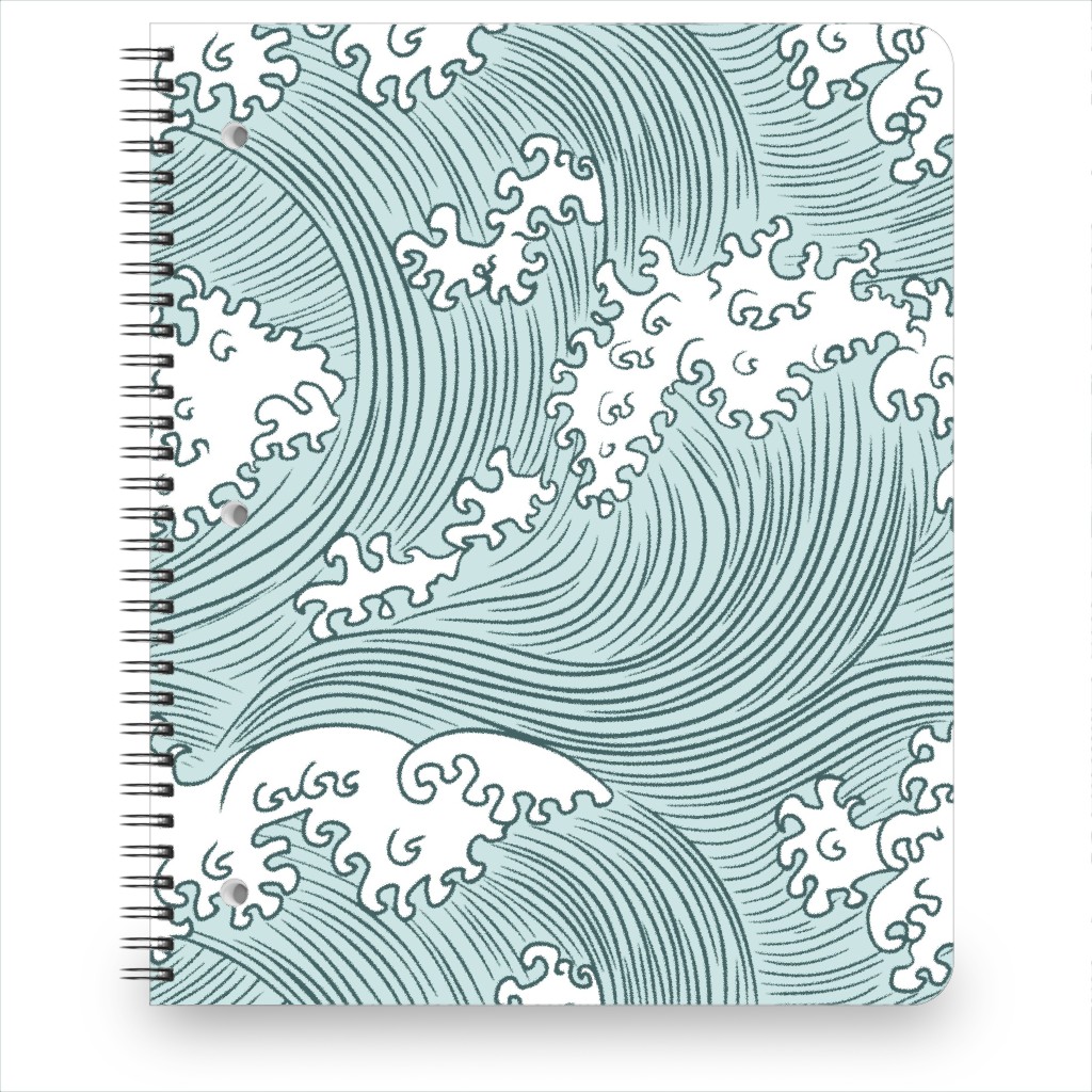 Japanese Waves Notebook | Shutterfly