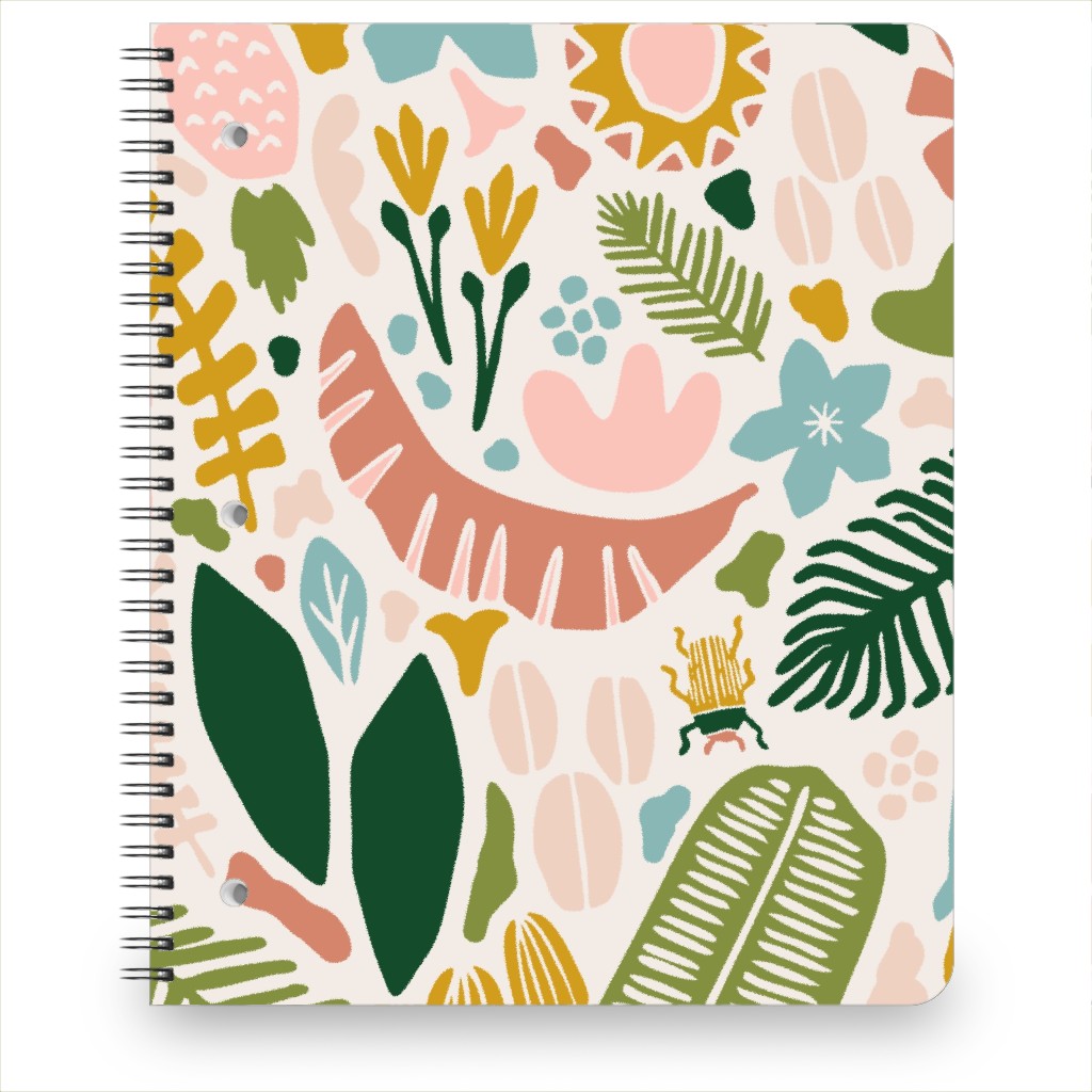 Tropical Adventure Woodcut - Multi Notebook | Shutterfly