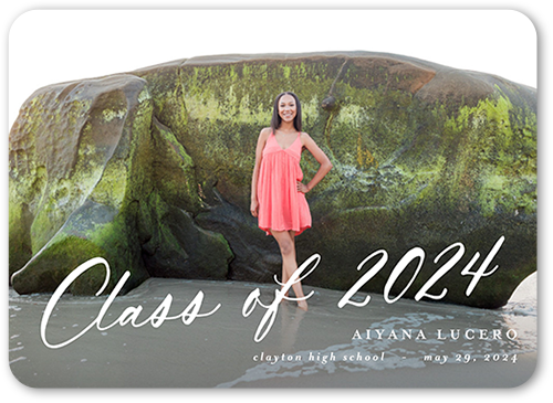 Iconic Script 5x7 Photo Card by Shutterfly | Shutterfly