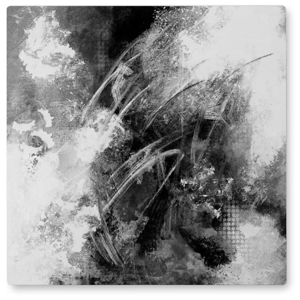 Sponge Paint Black and White Photo Tile | Shutterfly