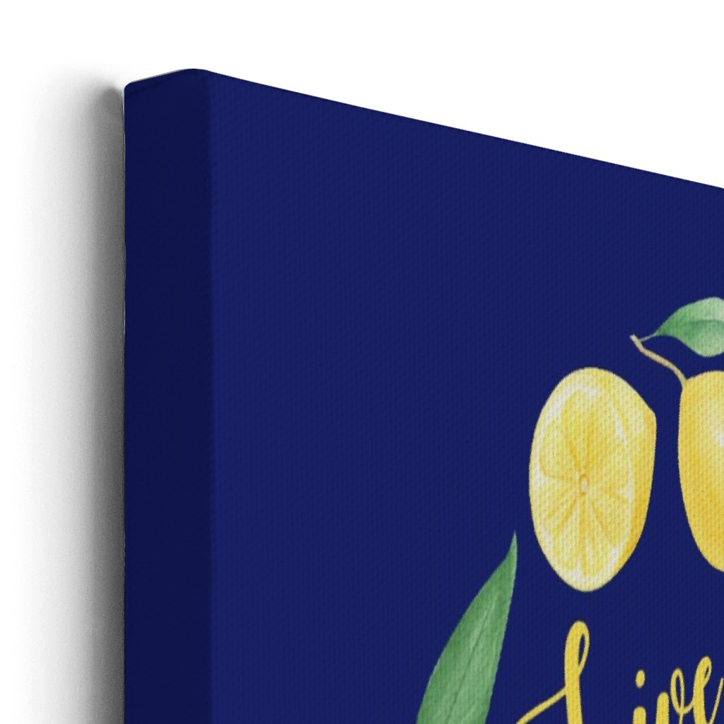 Live Life With Zest - Yellow and Blue Photo Tile | Shutterfly