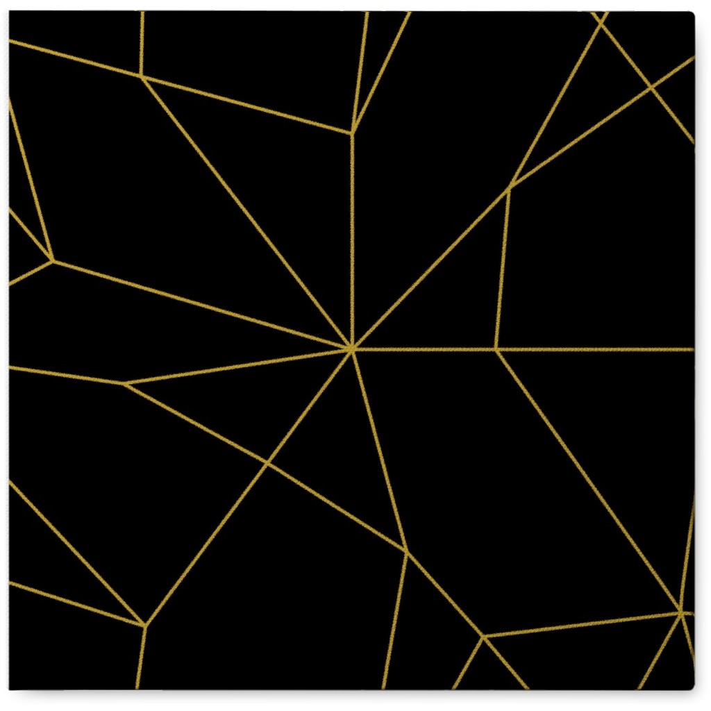 Gold Abstract Lines Photo Tile | Shutterfly