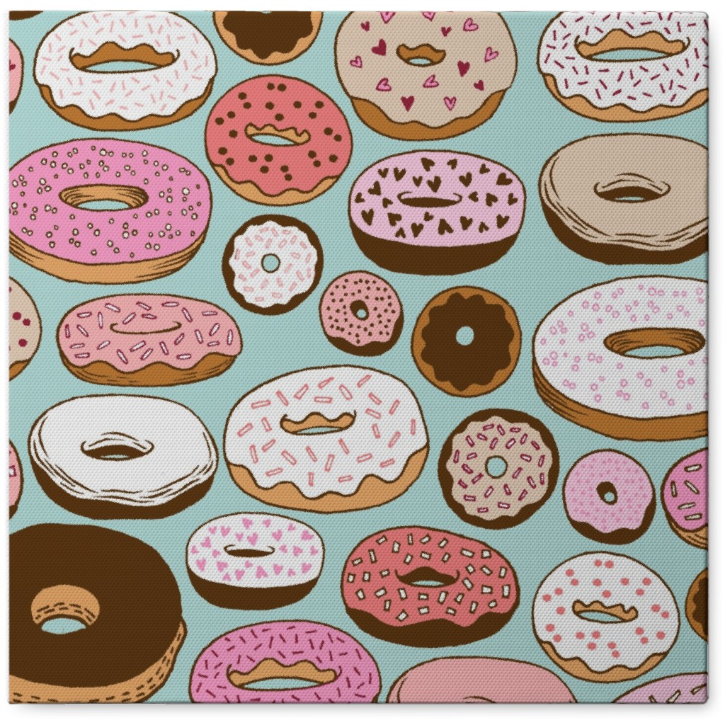 Donuts - Blue Photo Tile | Shutterfly