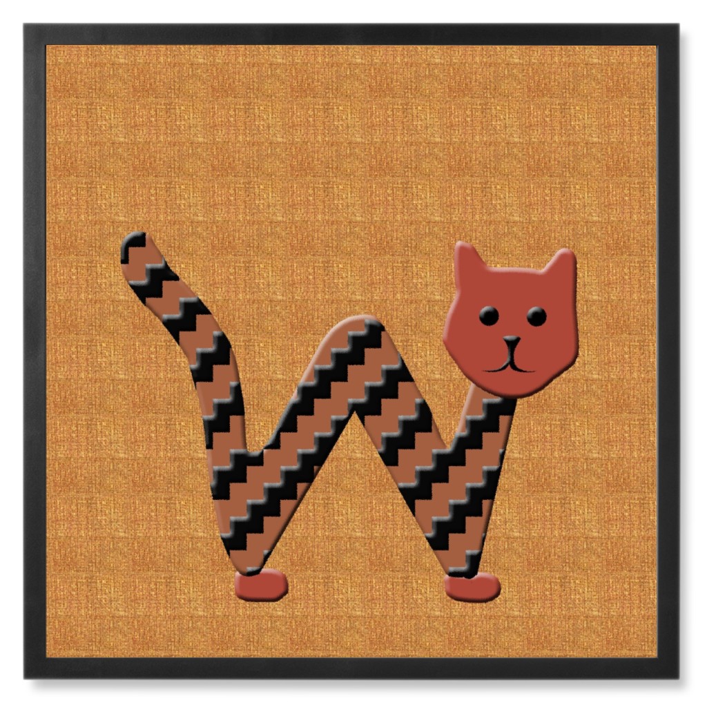 Cat Alphabet - W Photo Tile | Shutterfly