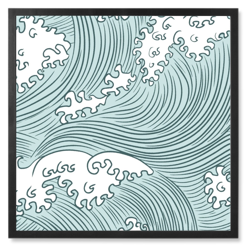 Japanese Waves Photo Tile | Shutterfly