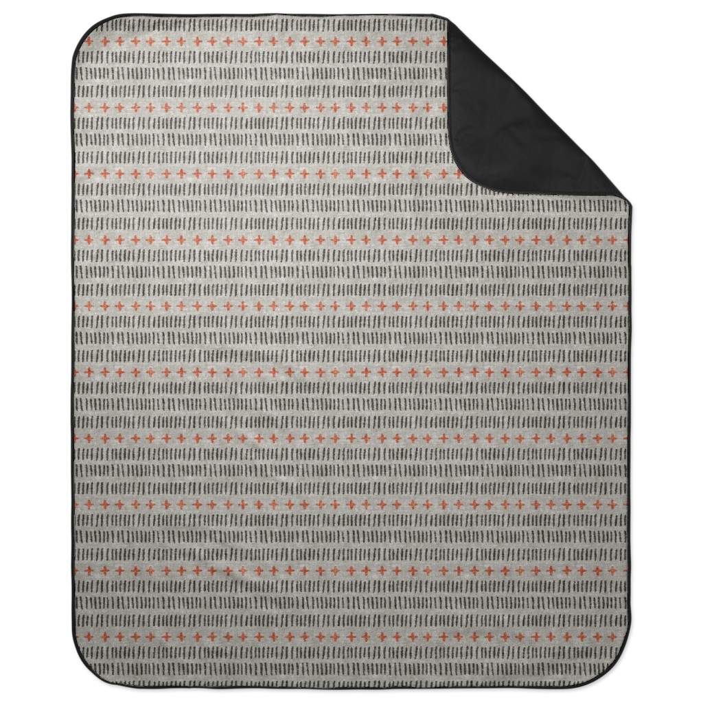 Modern Farmhouse Dash - Multi on Beige Picnic Blanket | Shutterfly