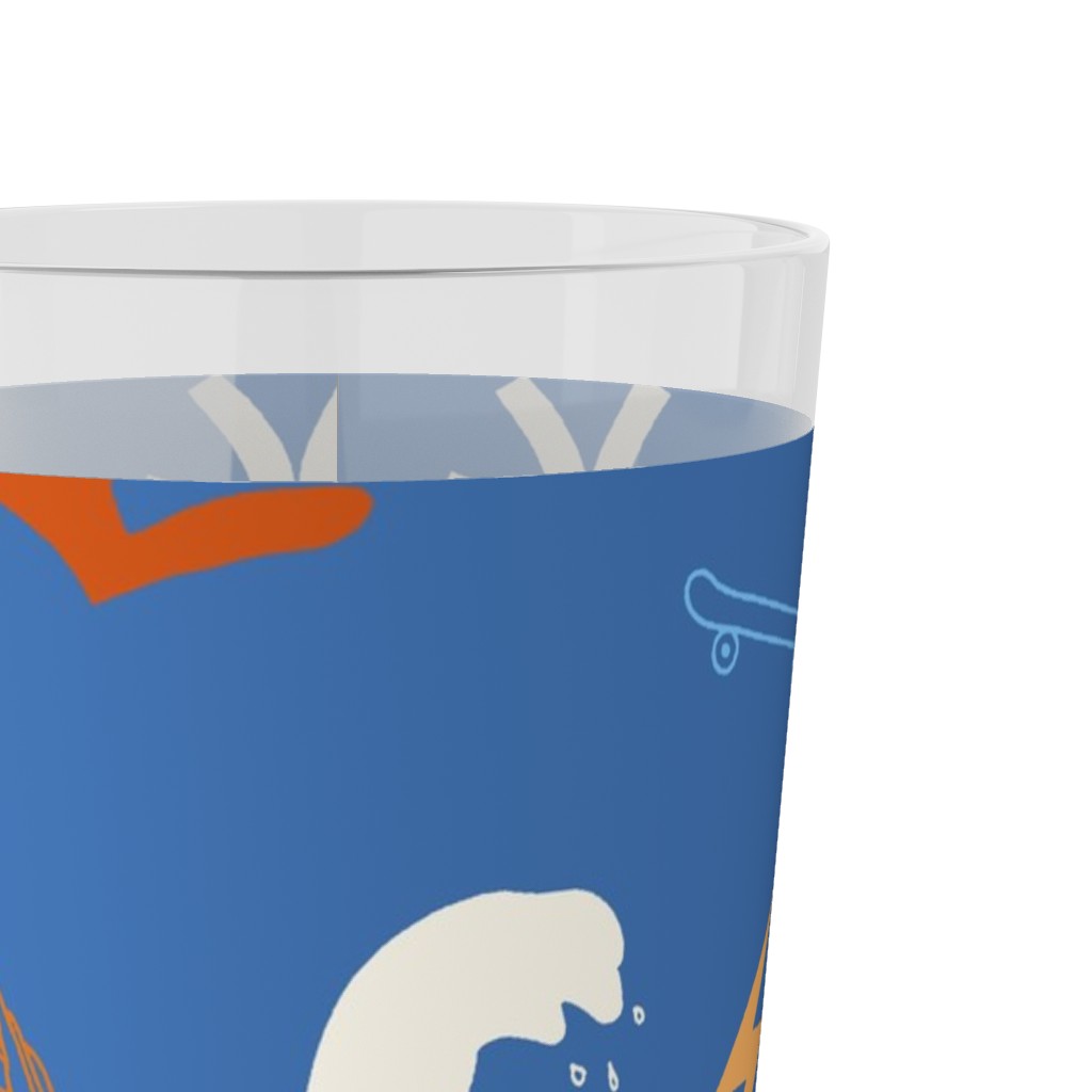 Summer Dayz - Blue Outdoor Pint Glass | Shutterfly