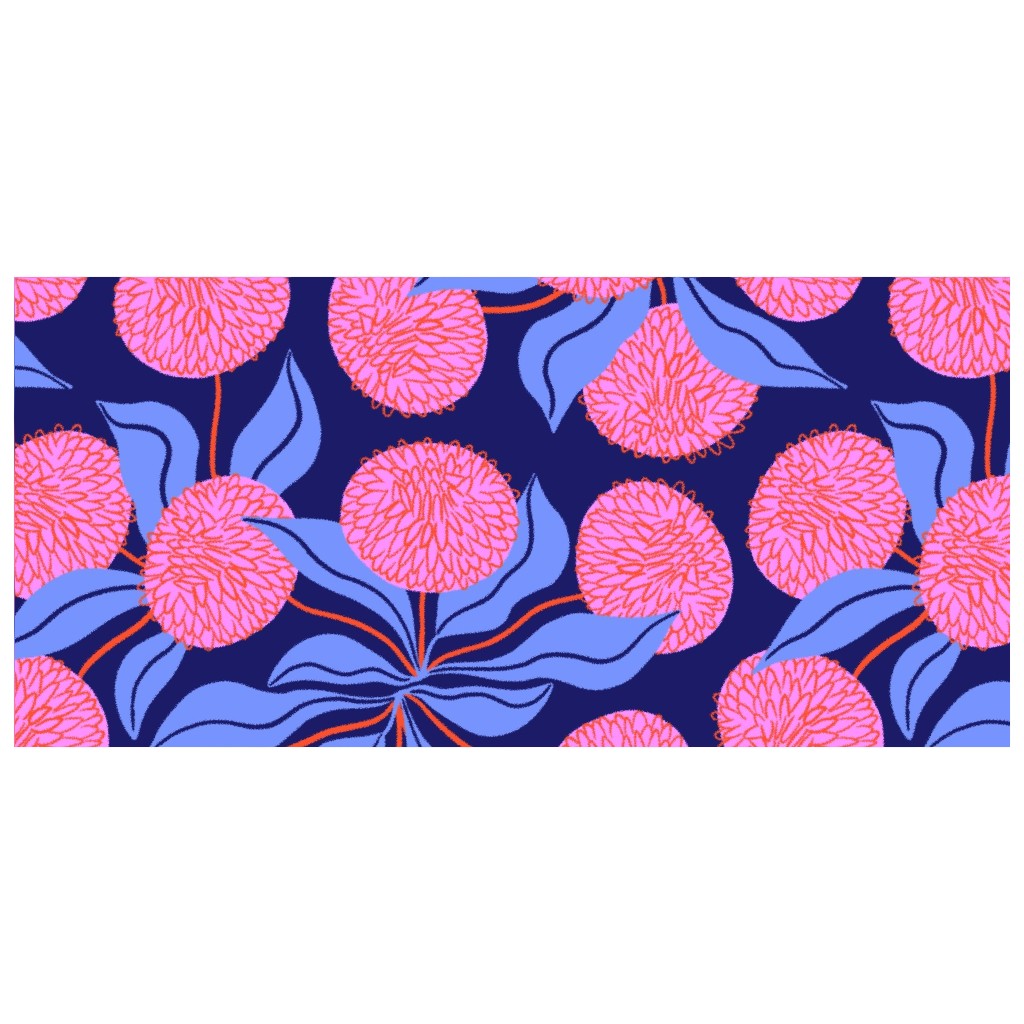 Marigold Pinwheels on Navy Outdoor Pint Glass | Shutterfly