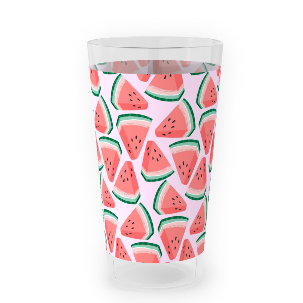 Watermelon Slices - Pink Outdoor Pint Glass | Shutterfly
