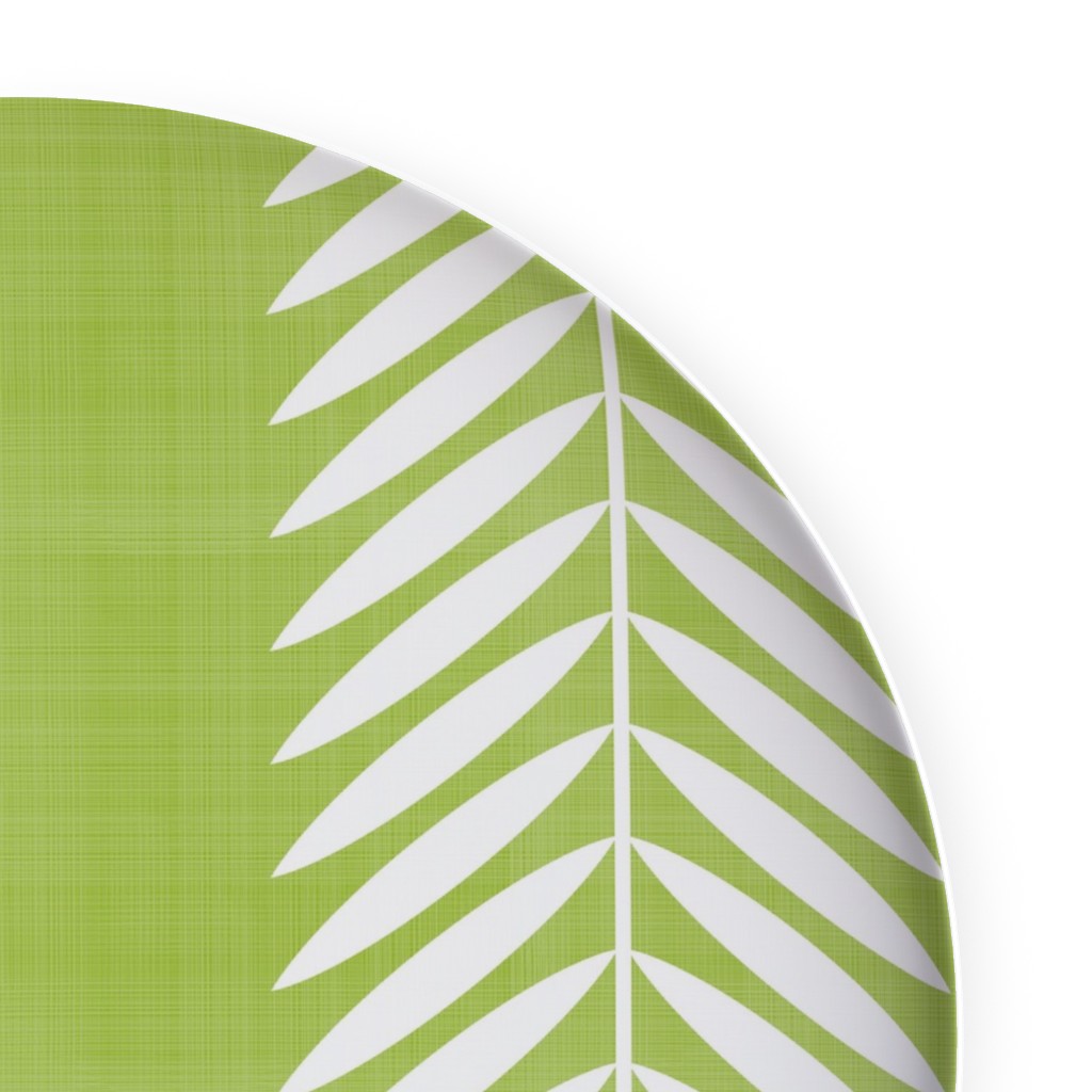Laurel Leaf Stripe Plates | Shutterfly