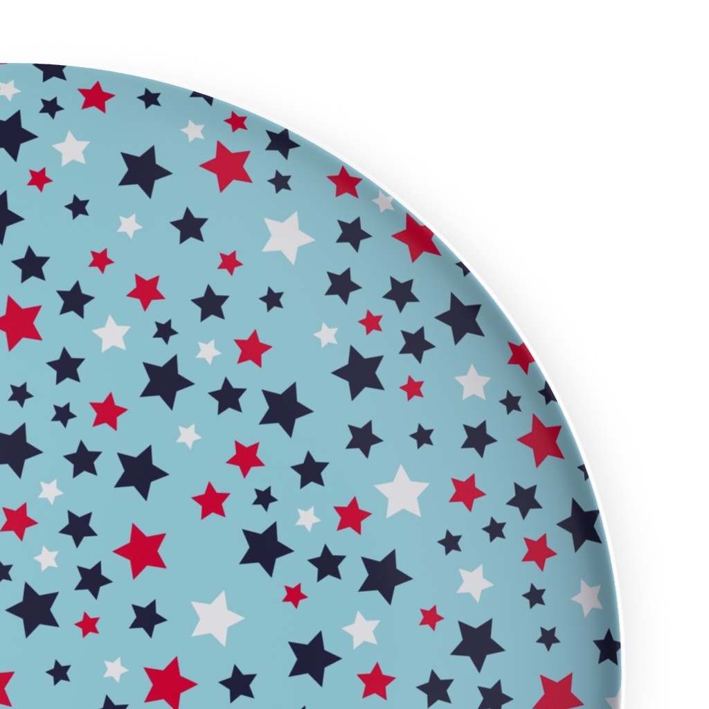 Scattered Stars - Blue Red and White Plates | Shutterfly