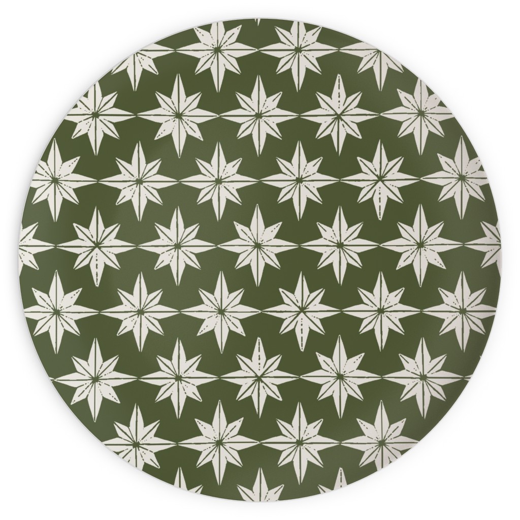 Christmas Star Tiles Plates | Shutterfly