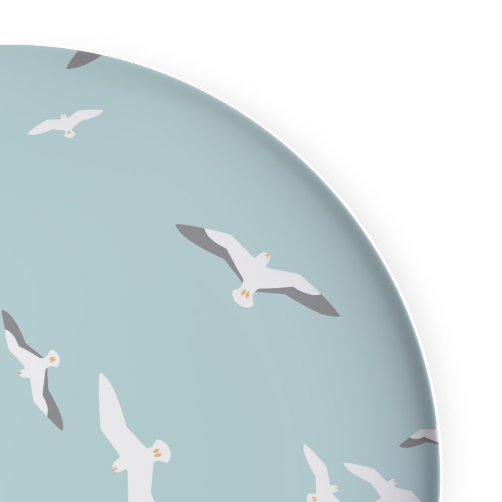 Flying Seagulls - Blue Plates | Shutterfly