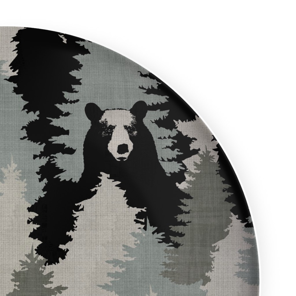 Bears Texture - Green Plates | Shutterfly
