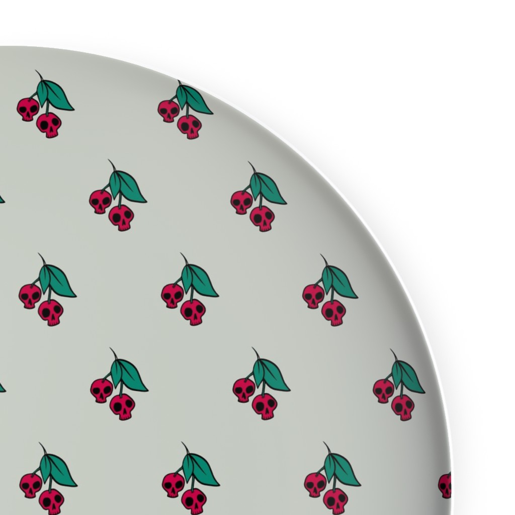 Skull Cherries Plates | Shutterfly
