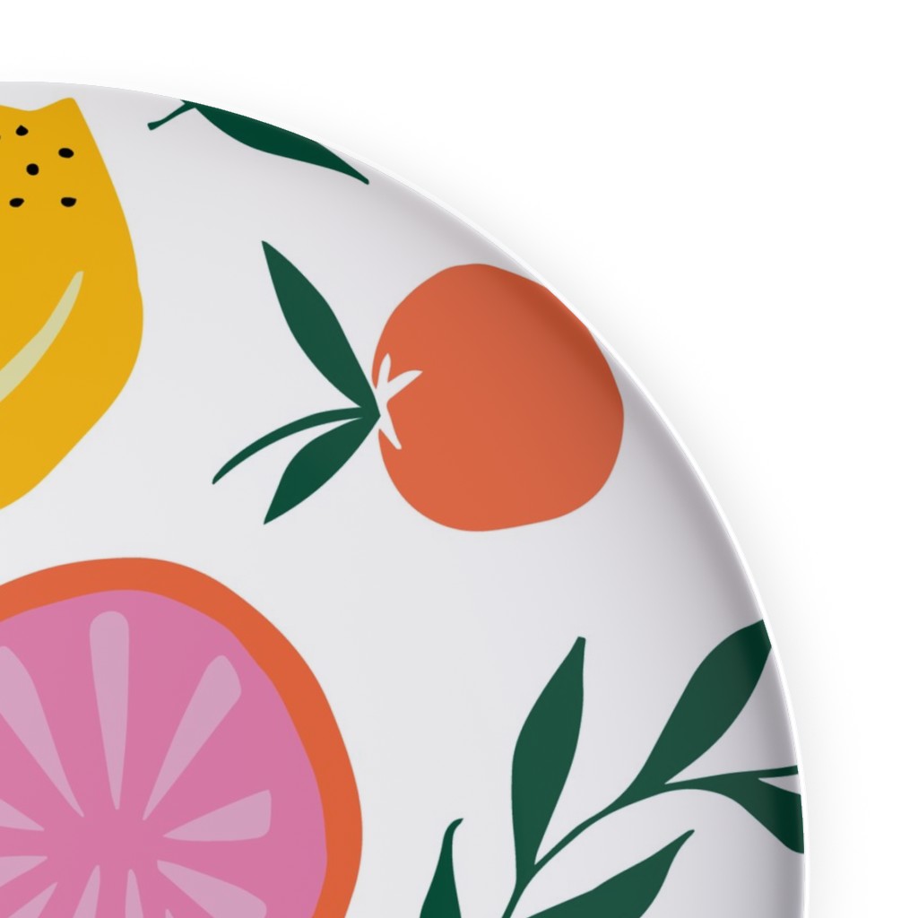 Citrus Grove - Pink and Yellow Plates | Shutterfly