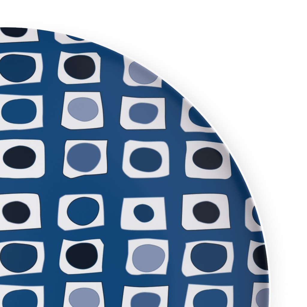 Little White Rectangles - Classic Blue Plates | Shutterfly
