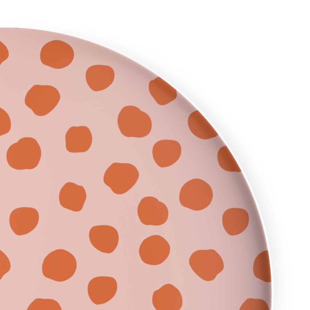 Dotty - Pink and Orange Plates | Shutterfly