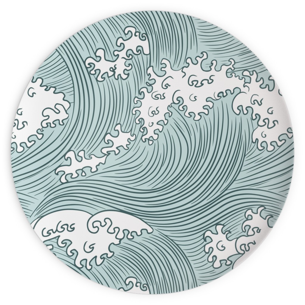 Japanese Waves Plates | Shutterfly