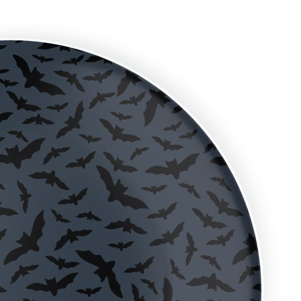 Halloween Black Bats Salad Plate | Shutterfly