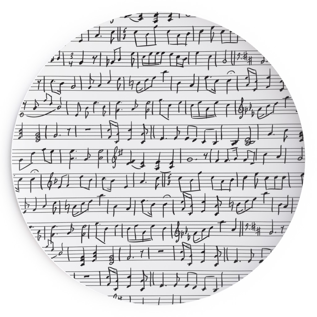 Music - Favorite Subject Salad Plate | Shutterfly