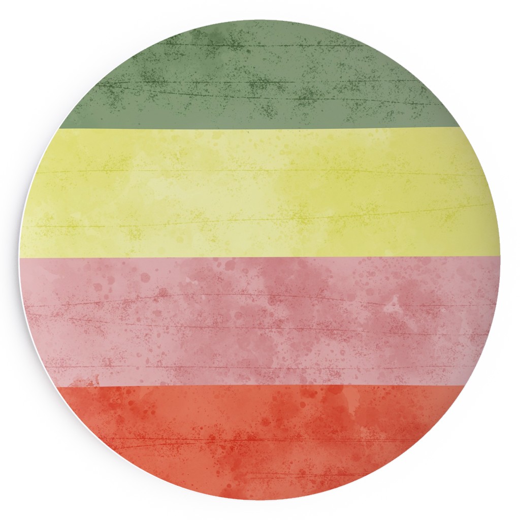 70s Beachy Stripes - Multi Salad Plate | Shutterfly